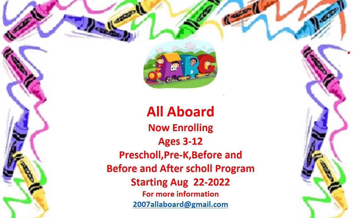 Programs & Fees - All Aboard Day Care and Learning Center